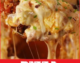 Crustless Pepperoni Pizza - By the Recipes